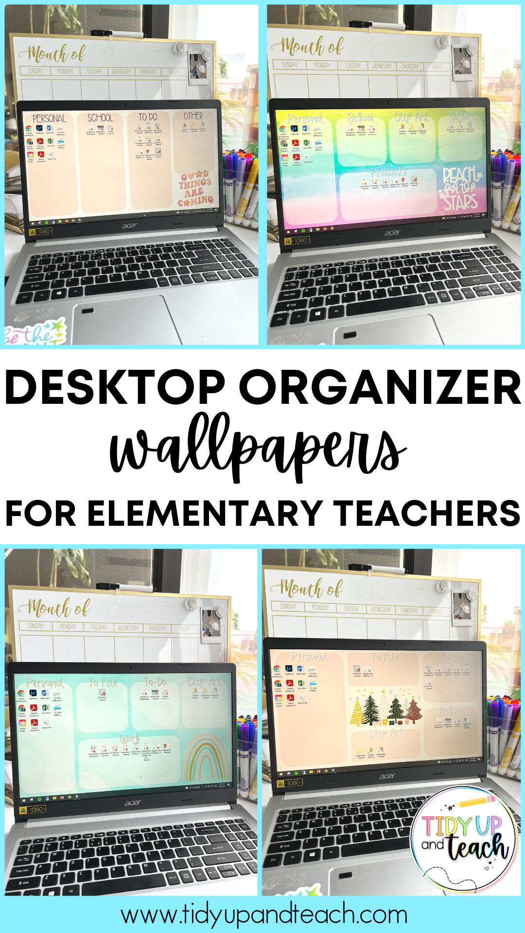 Why an Aesthetic Desktop Organizer Wallpaper Can Help Elementary ...